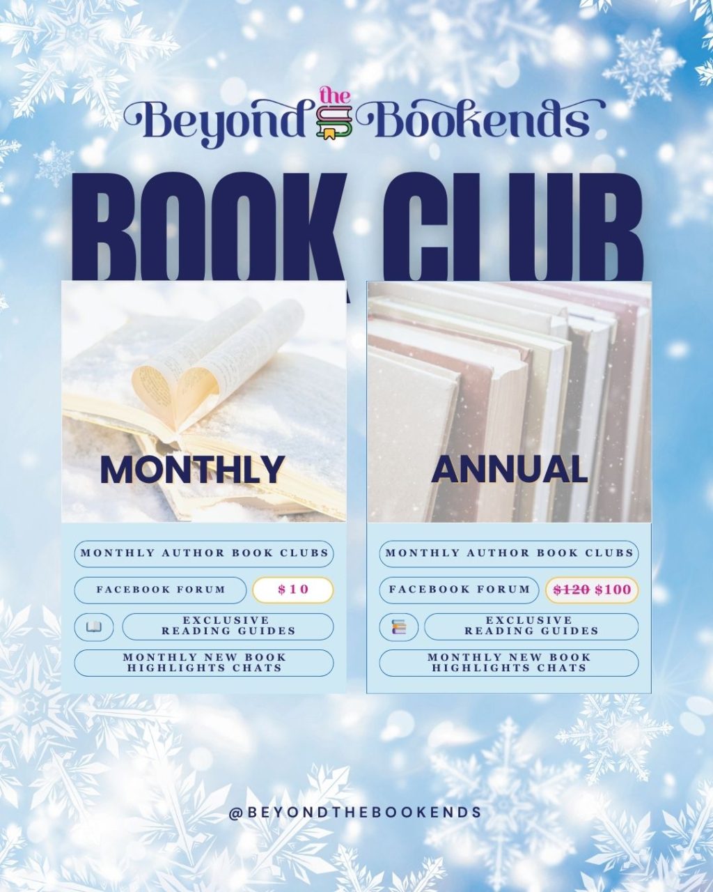 Introducing Beyond the Bookends Book Club Memberships