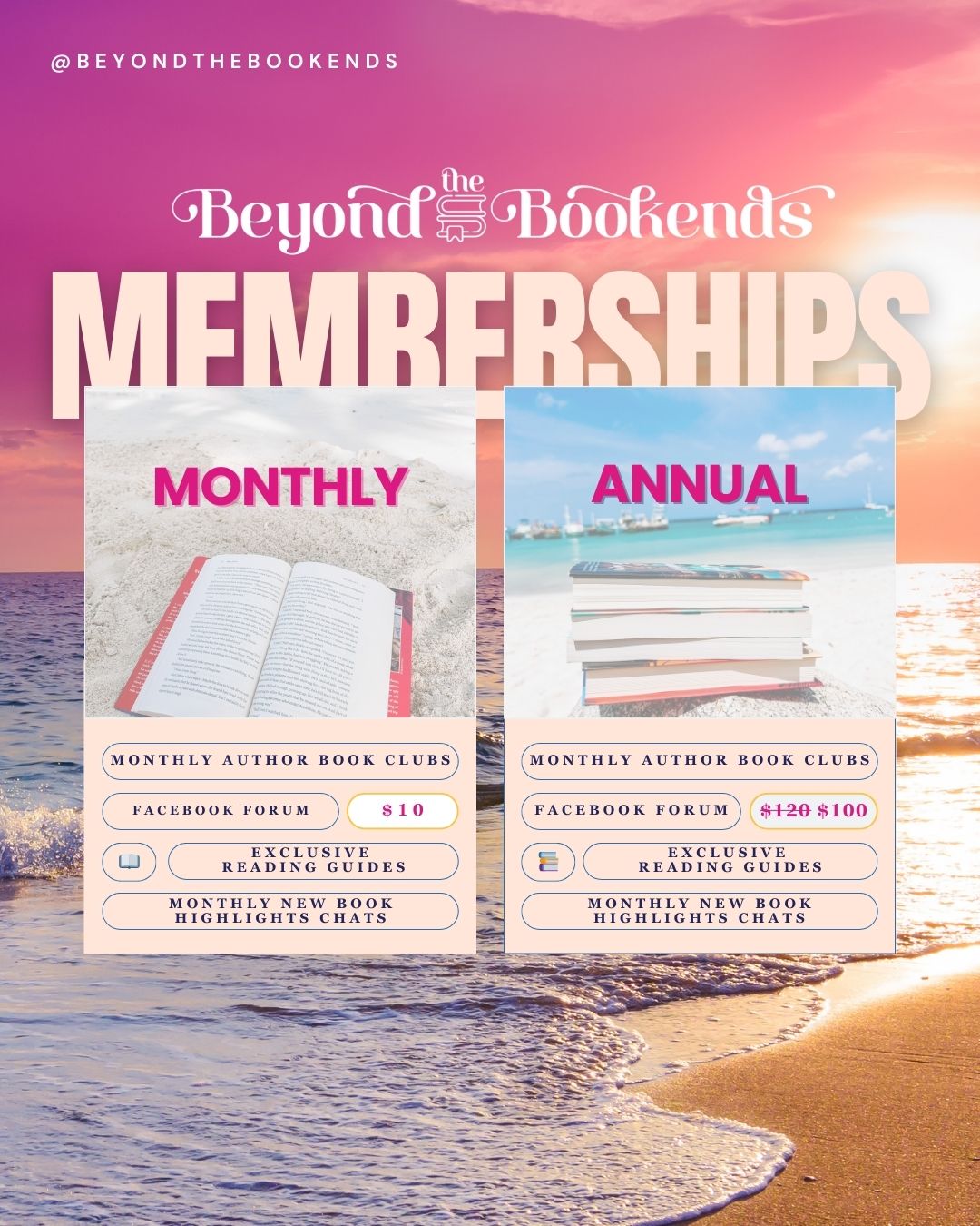 Introducing Beyond the Bookends Book Club Memberships