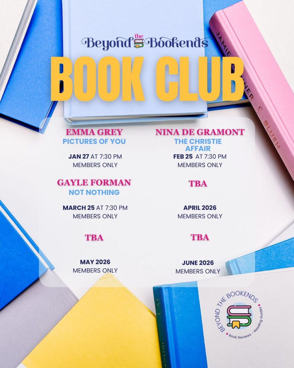 Introducing Beyond the Bookends Book Club Memberships